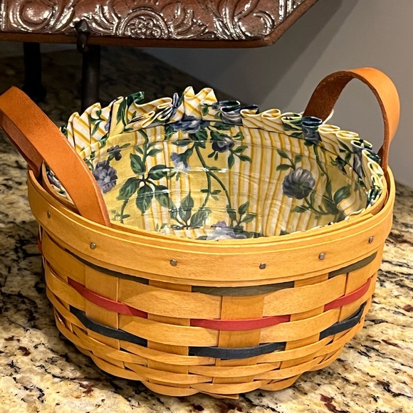 Longaberger | Accents | Longenberger Small Round Backer With Handles ...